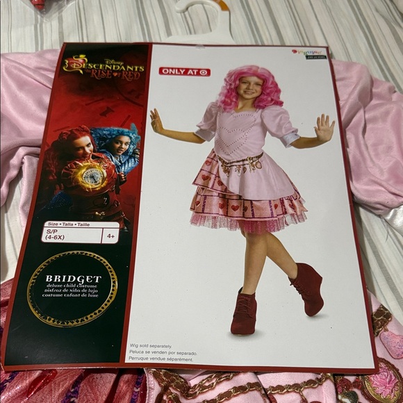 Disney | Costumes | Disney Descendants Pink And Red Costume For Kids ...